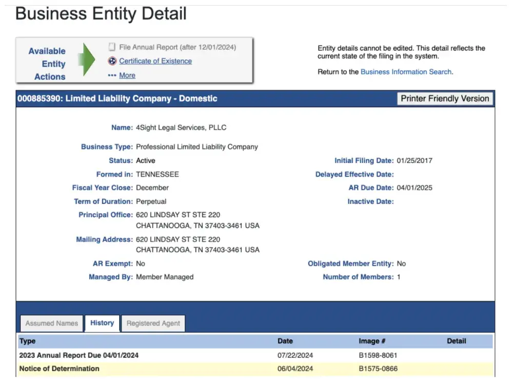 How to Conduct a Tennessee Business Search | LegalZoom